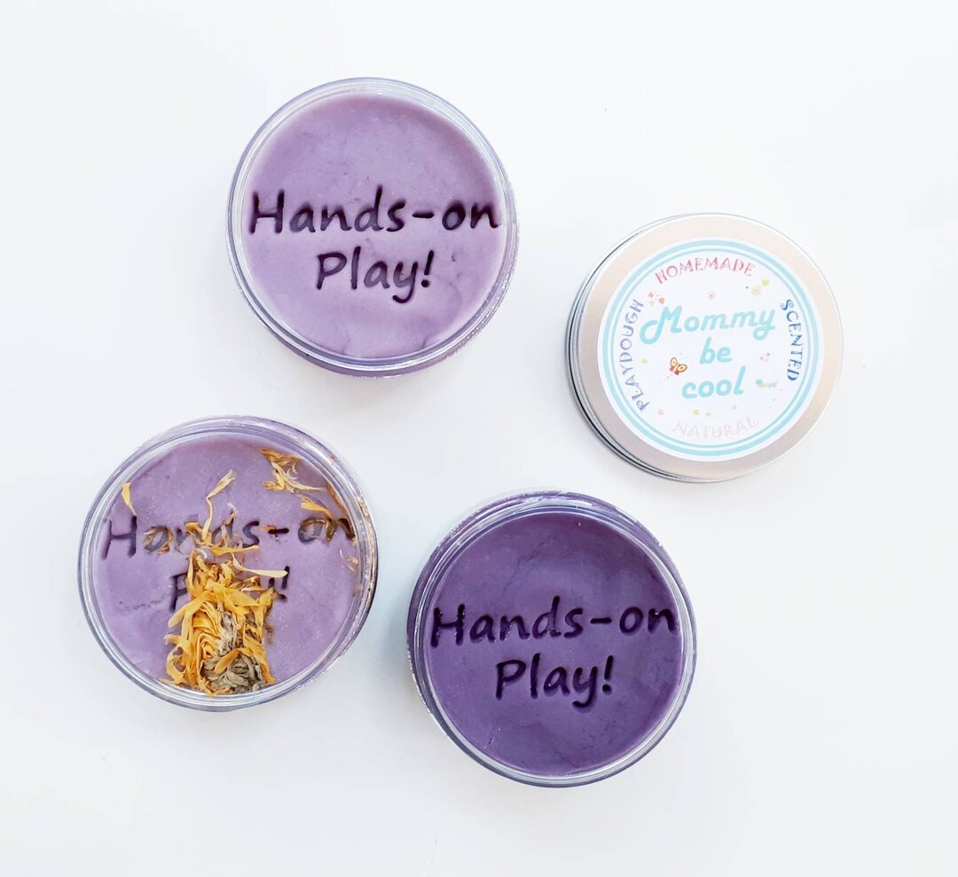 The Purple Collection of Natural Sensory Homemade Playdough, Non Toxic ...