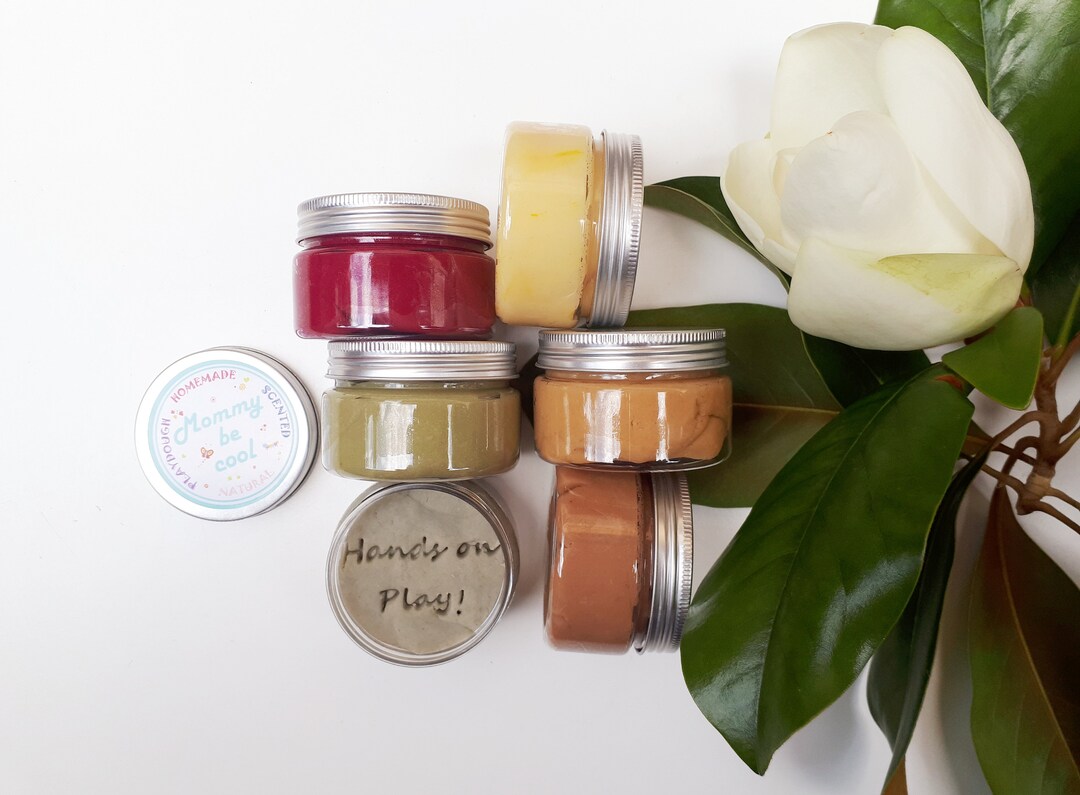 The Natural Colors Collection of Natural Sensory Homemade Playdough ...