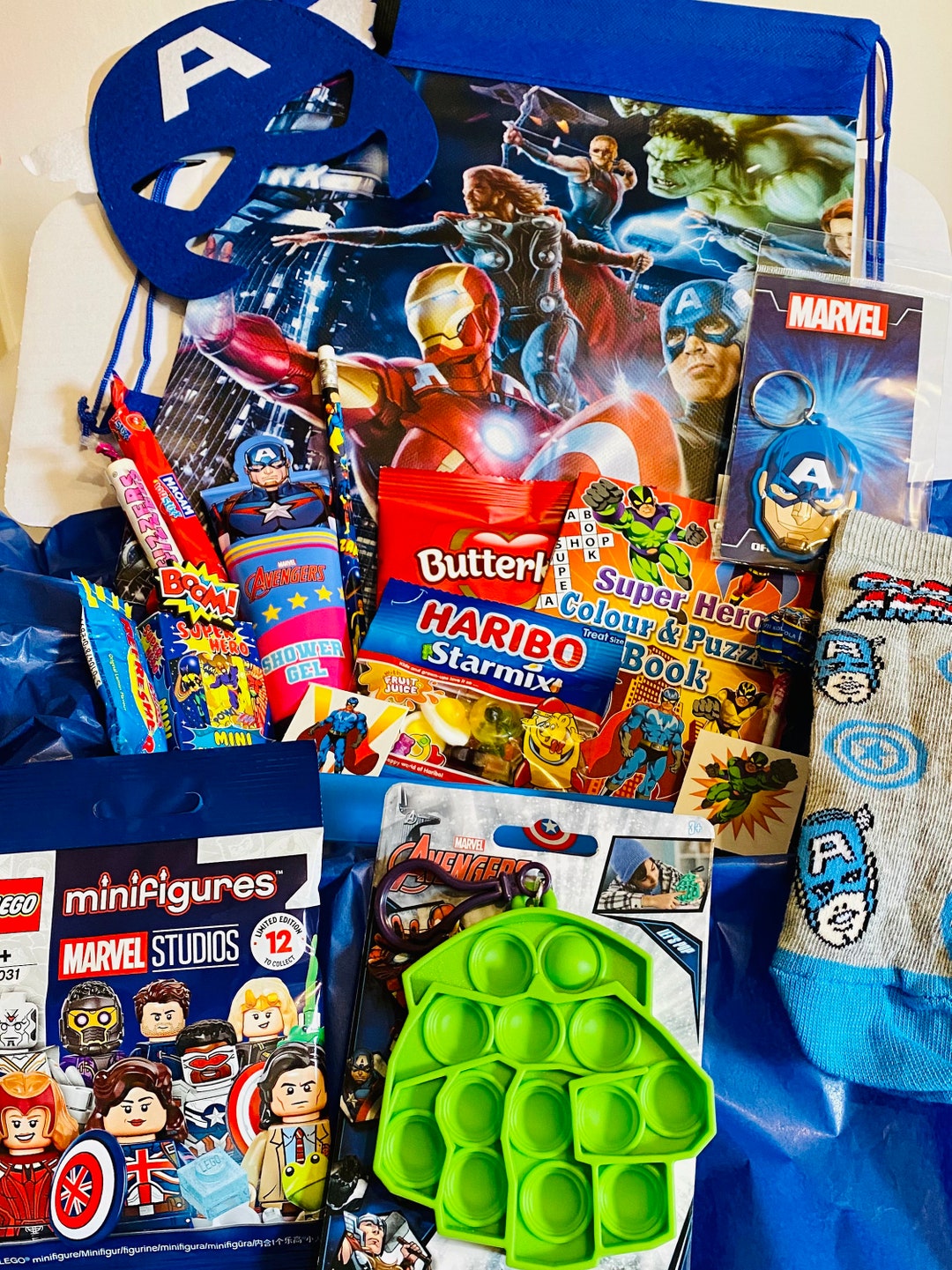 SUPER HERO Gift,birthday Gift, Well Done Treat,superheroes Gift Box ...