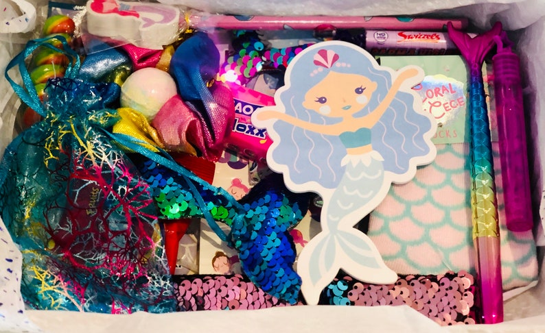 MERMAID Gift Box gift for girls girls birthdaymermaids | Etsy