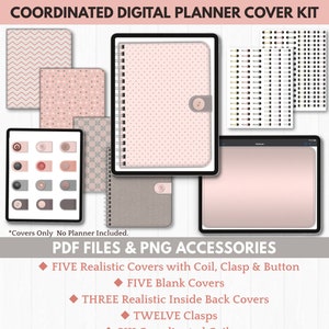 Digital Planner Cover / Goodnotes or Notebook Cover Kit / Digital ...