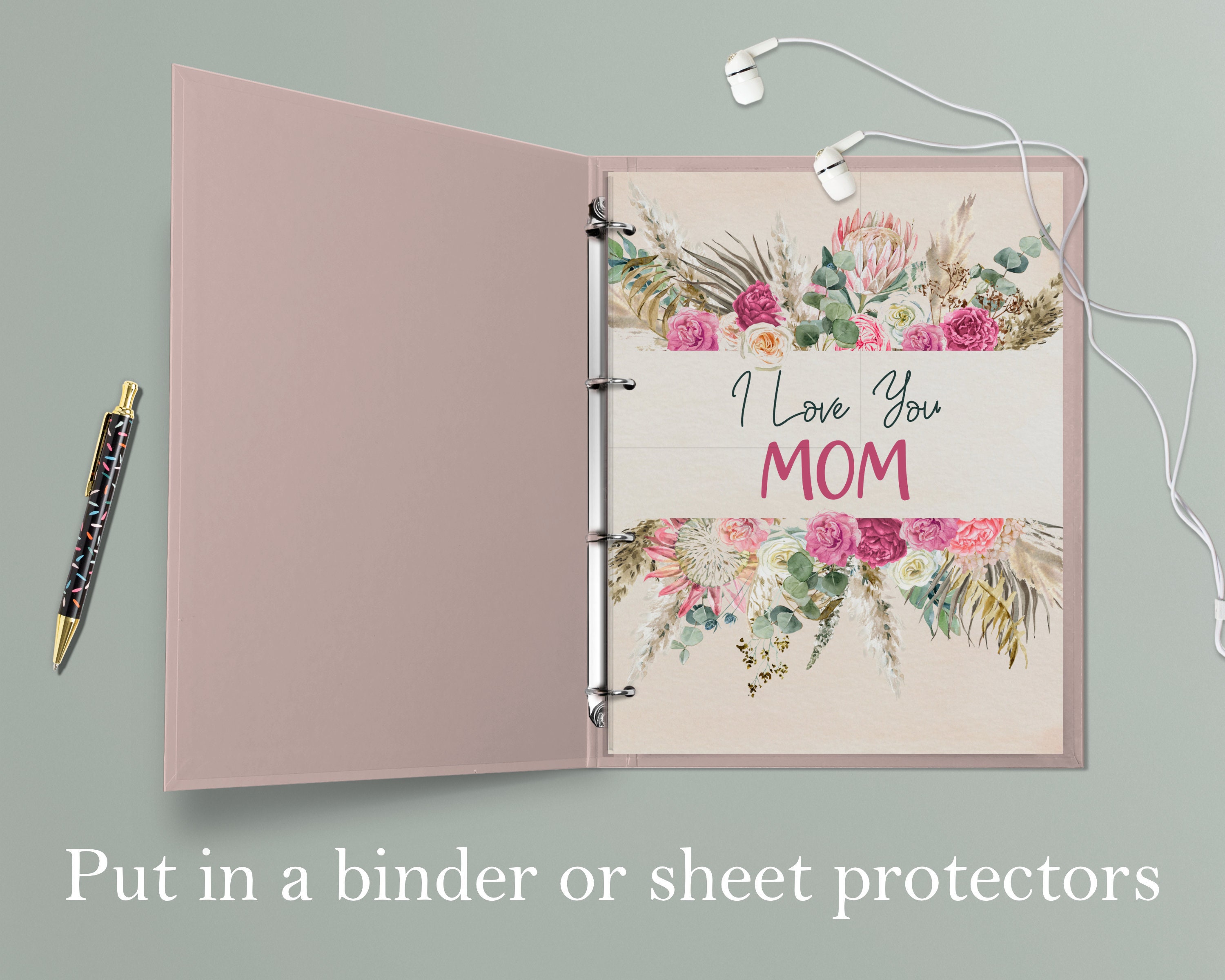 Journal for Mom Printable | Memory Journal | Writing Journal for Women ...