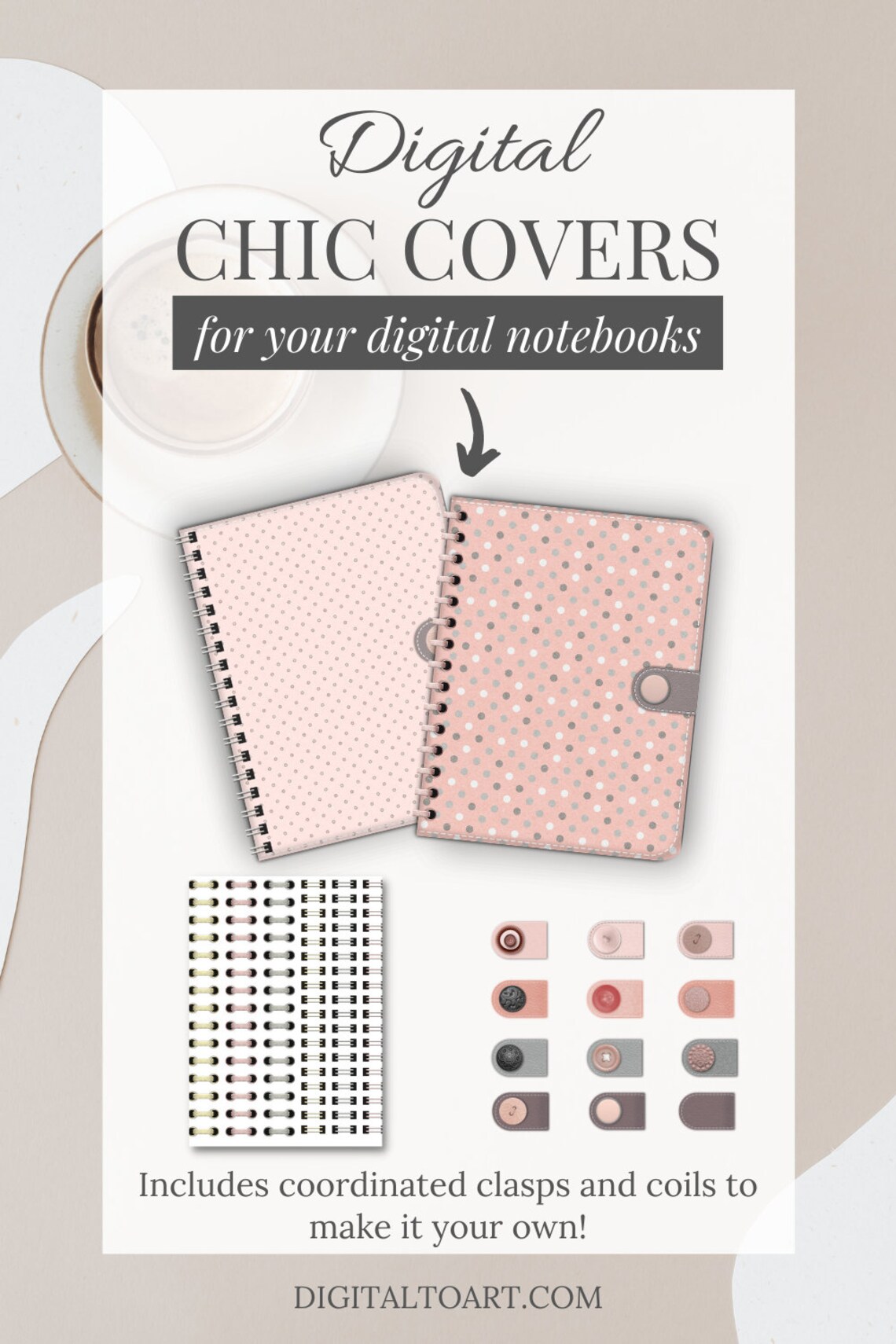 Digital Planner Cover / Goodnotes or Notebook Cover Kit / Digital ...