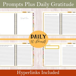 Digital Journal (30 Day) Including Digital Stickers / Digital Gratitude ...