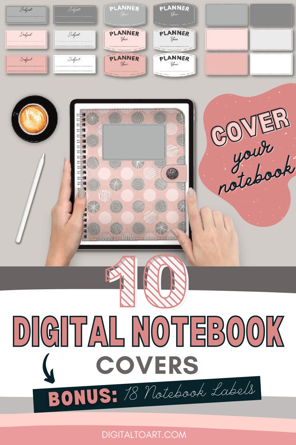 Digital Planner Cover / Goodnotes or Notebook Cover / Digital or ...