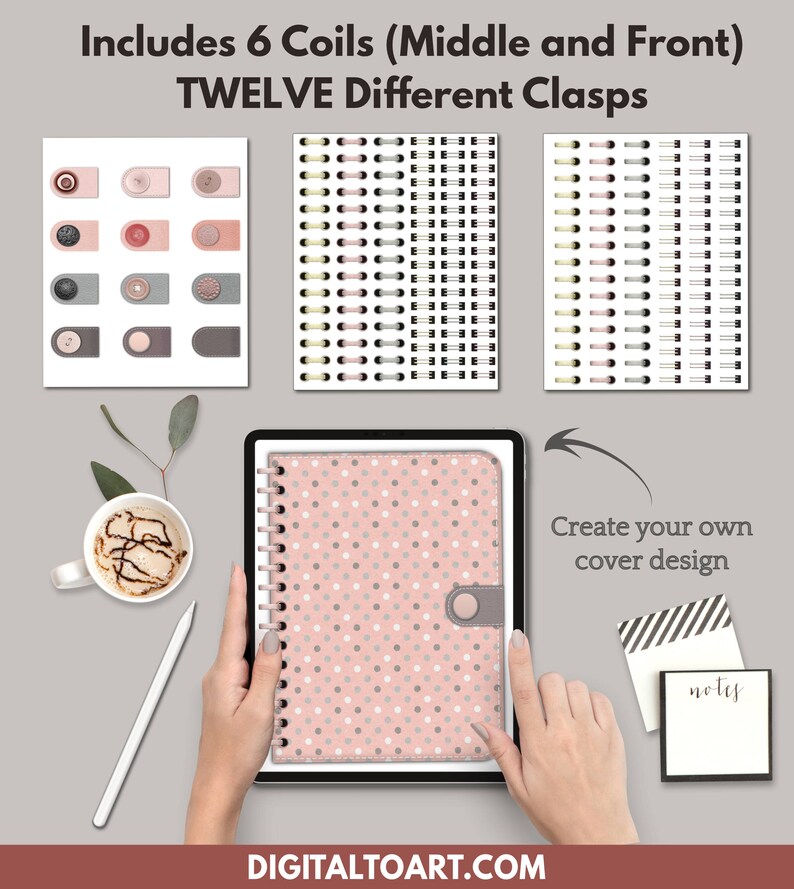 Digital Planner Cover / Goodnotes or Notebook Cover Kit / Digital ...