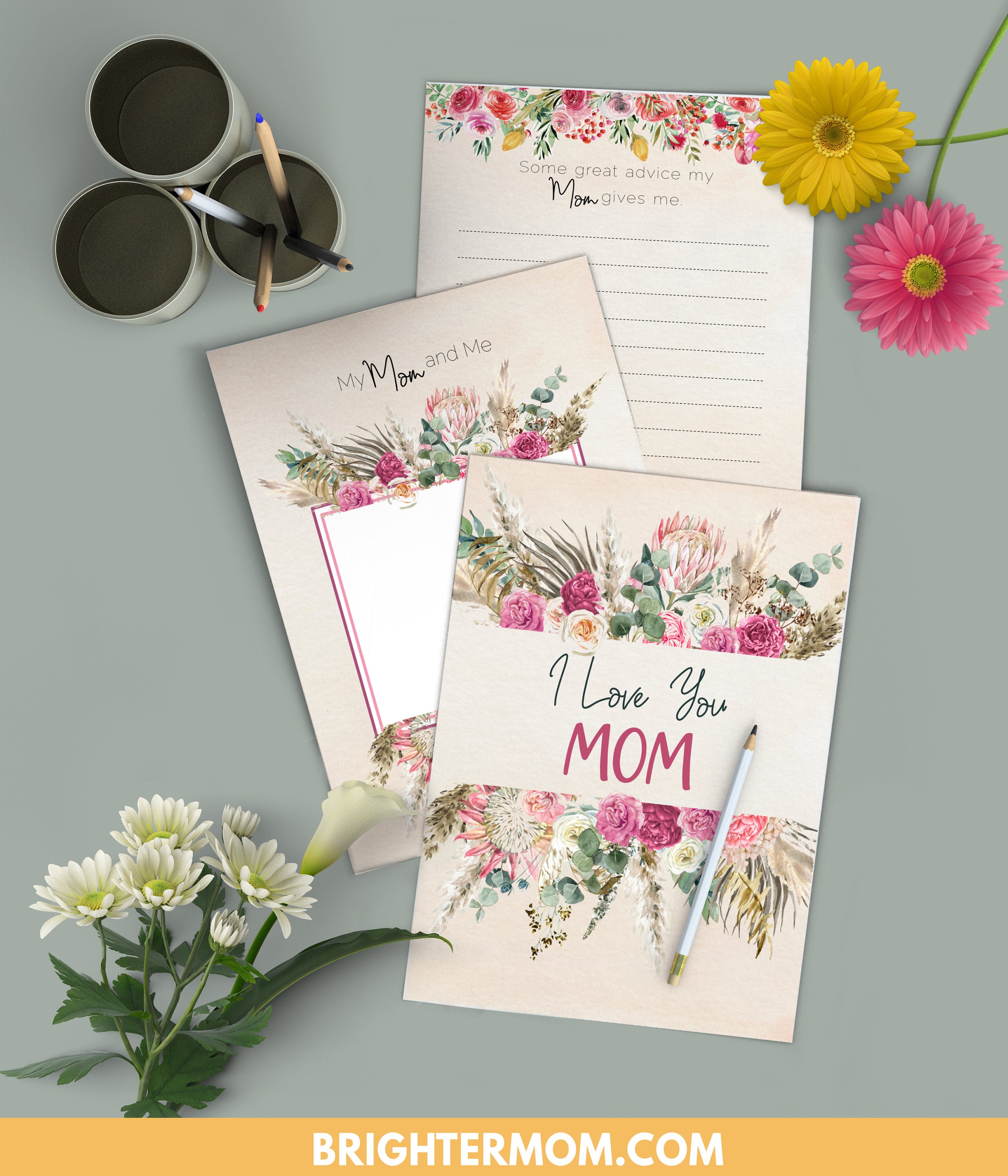 Journal for Mom Printable Memory Journal Writing Journal - Etsy