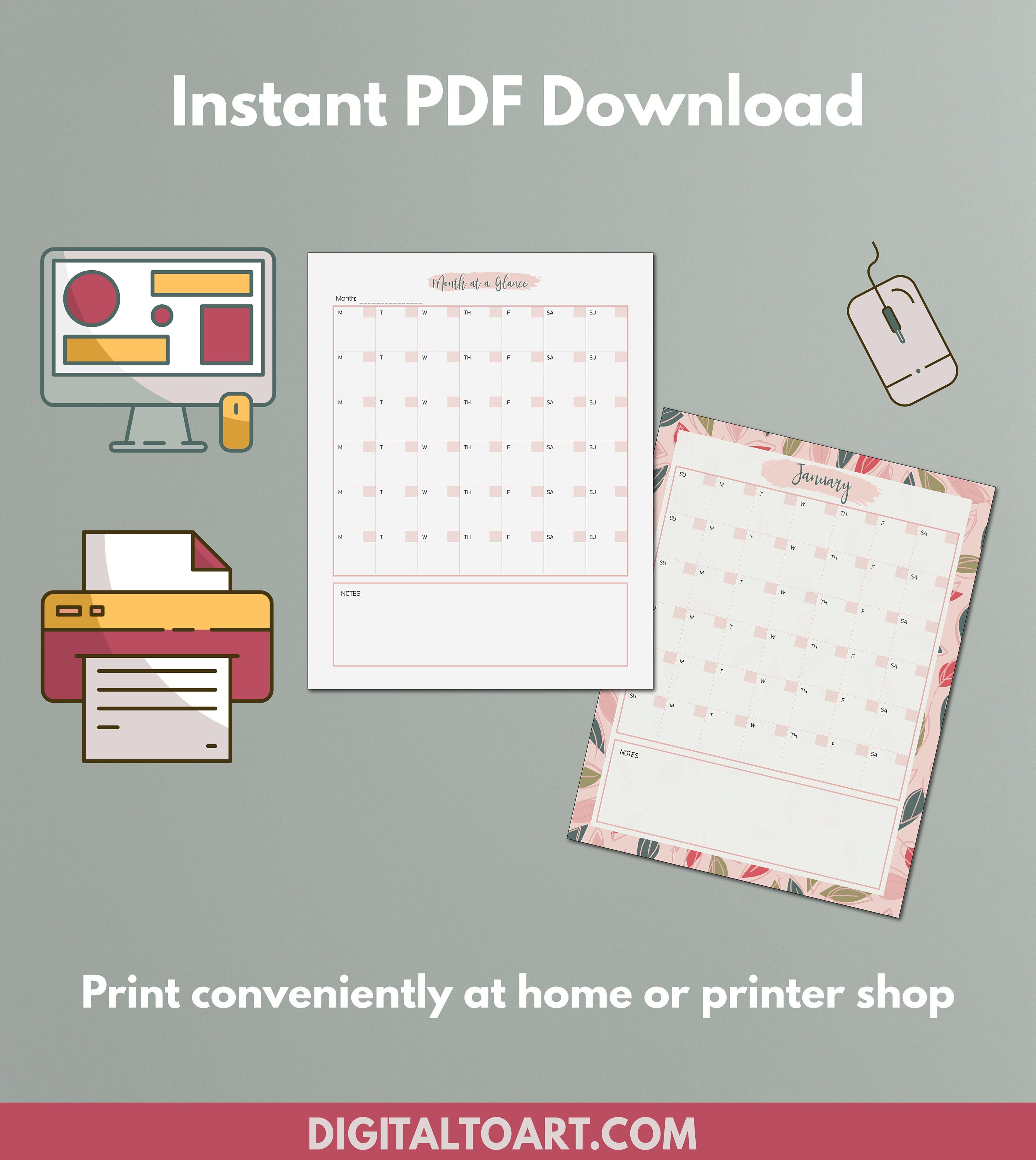 Virtual Assistant Planner / Planner for Small Business / Entrepreneur ...