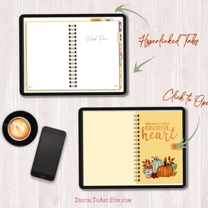 Digital Journal (30 Day) Including Digital Stickers / Digital Gratitude ...