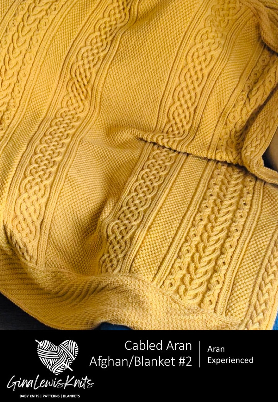 Cabled Aran Afghan Knitting Pattern #2 - Etsy