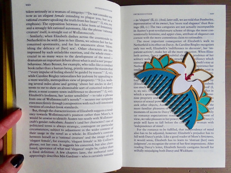 Mulan Comb 3D Bookmark - Etsy