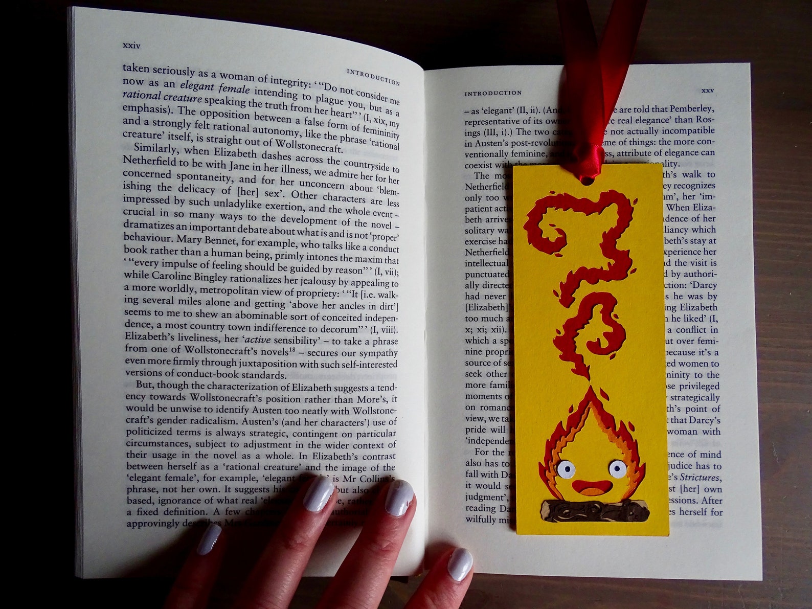 Calcifer 3D Bookmark - Etsy