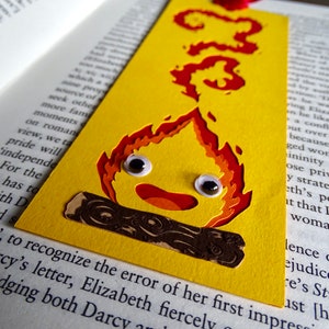 Calcifer 3D Bookmark - Etsy