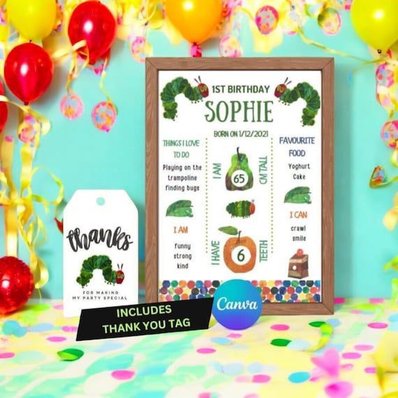 The Very Hungry Caterpillar Birthday Printables A Very Hungry