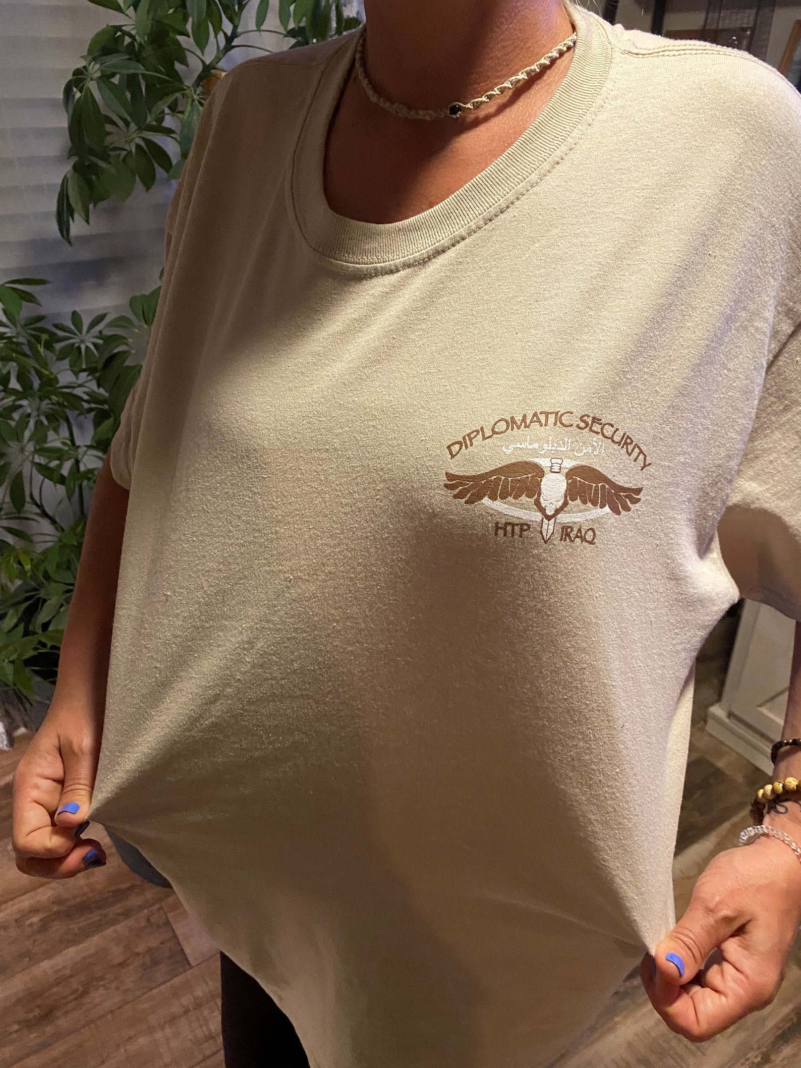 Diplomatic Security Iraq HTP T-shirt in Either Black or Tan Colors - Etsy
