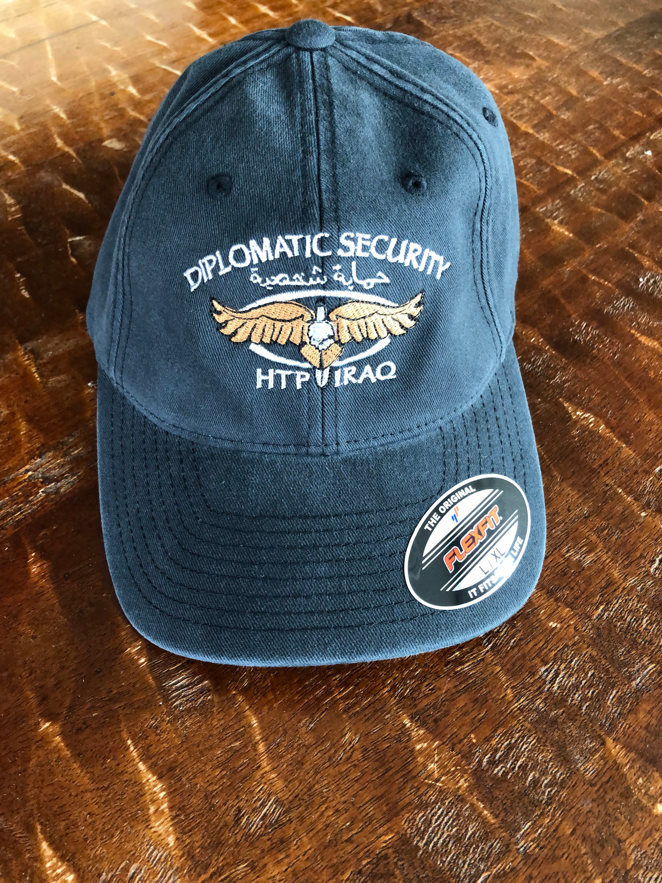 Diplomatic Security Iraq HTP Hat Flexflit S/M With Subdued Flag in ...