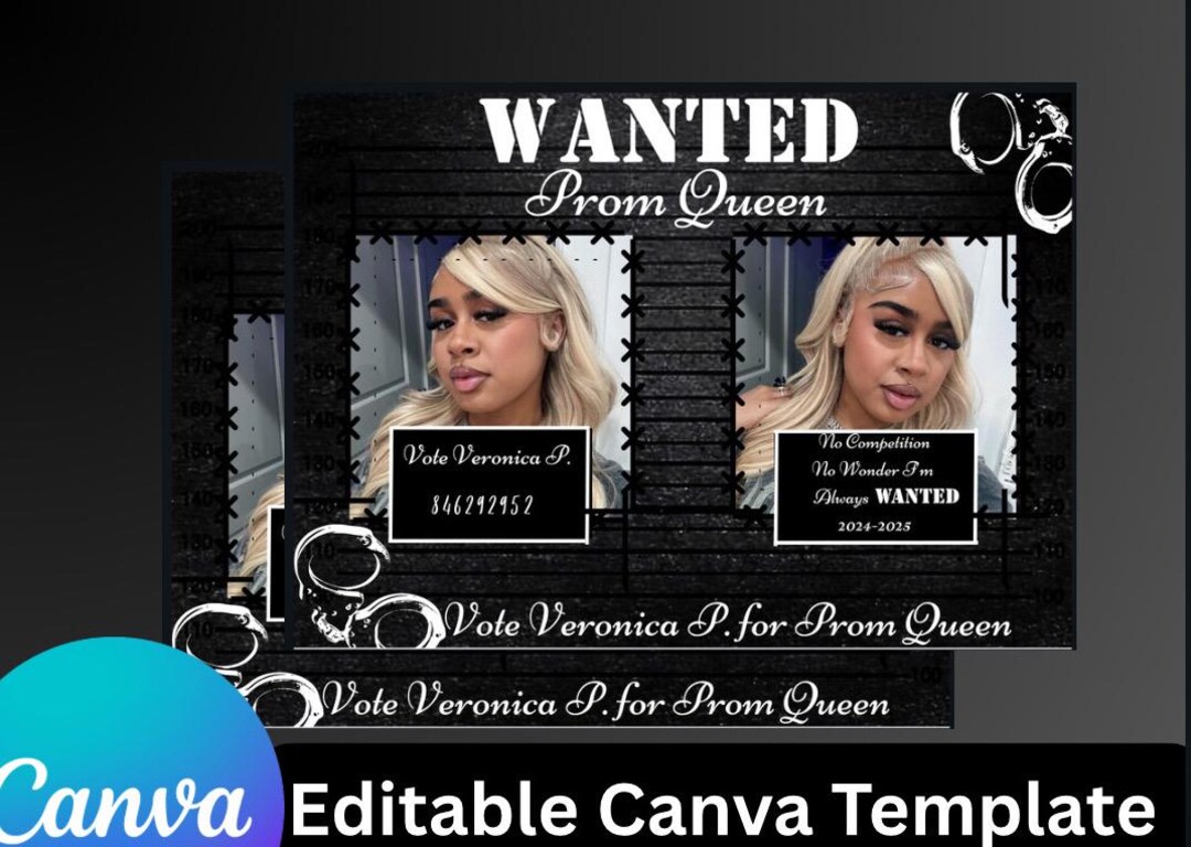 New!! Prom Queen Flyer, DIY Flyer Template Design, Homecoming Queen ...