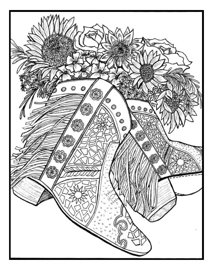 Rodeo Queen Coloring Pages