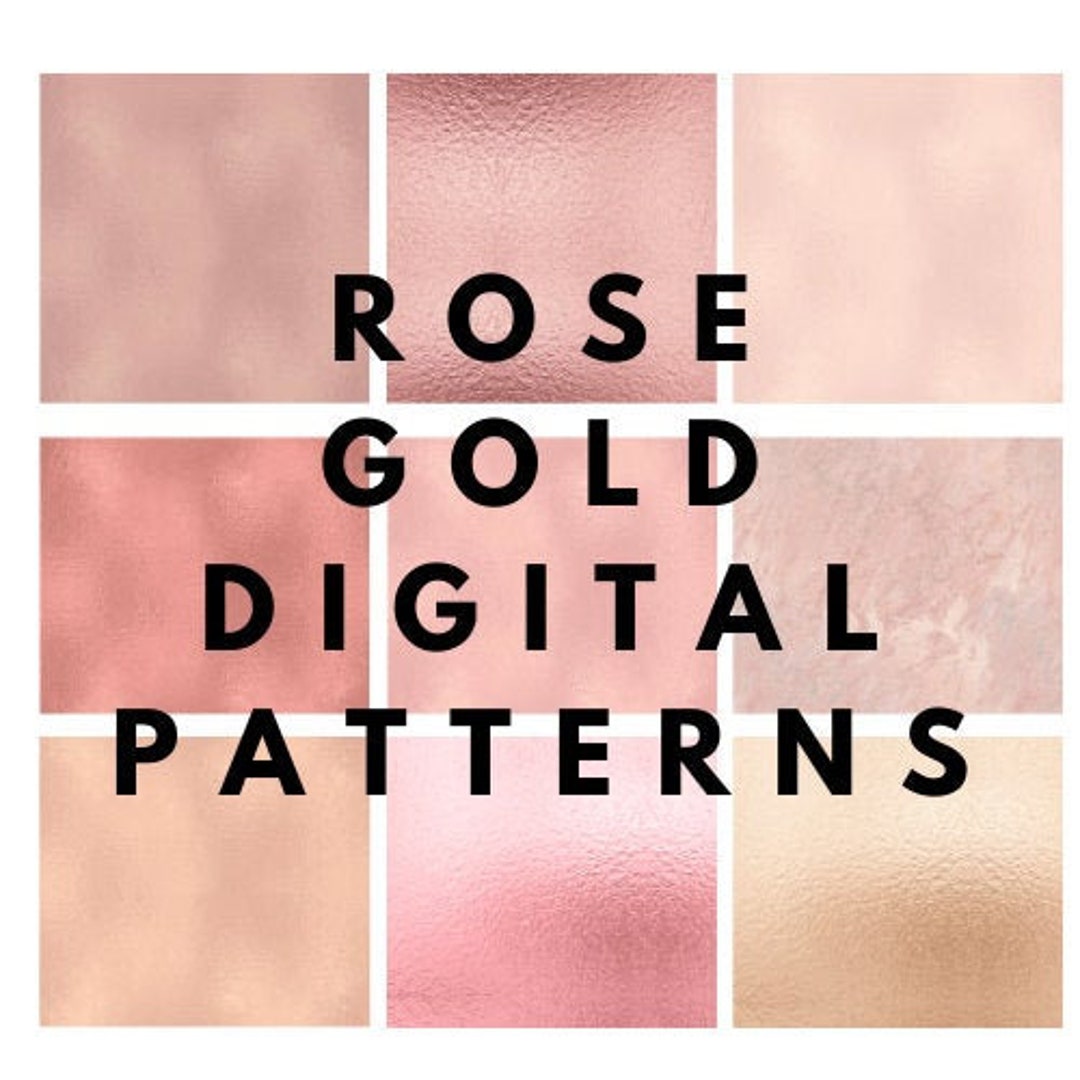 Rose Gold Background/rose Gold Digital Paper/rose Gold Wallpapers/rose ...