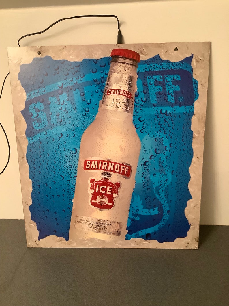 Smirnoff Ice Lighted Beer Sign - Etsy