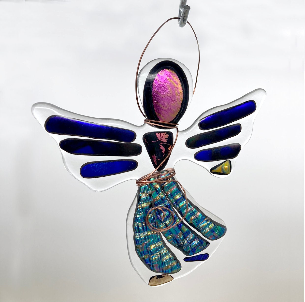 Suncatchers Window hanging ornament Stained glass decoration Fused ...