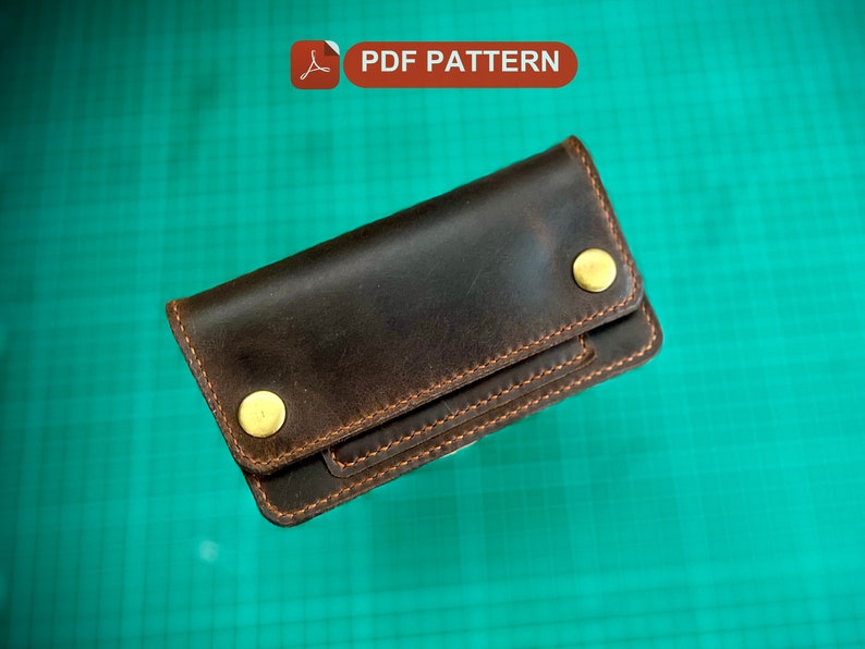 Minimalist Trucker Wallet (tutorial & Pattern) - Etsy