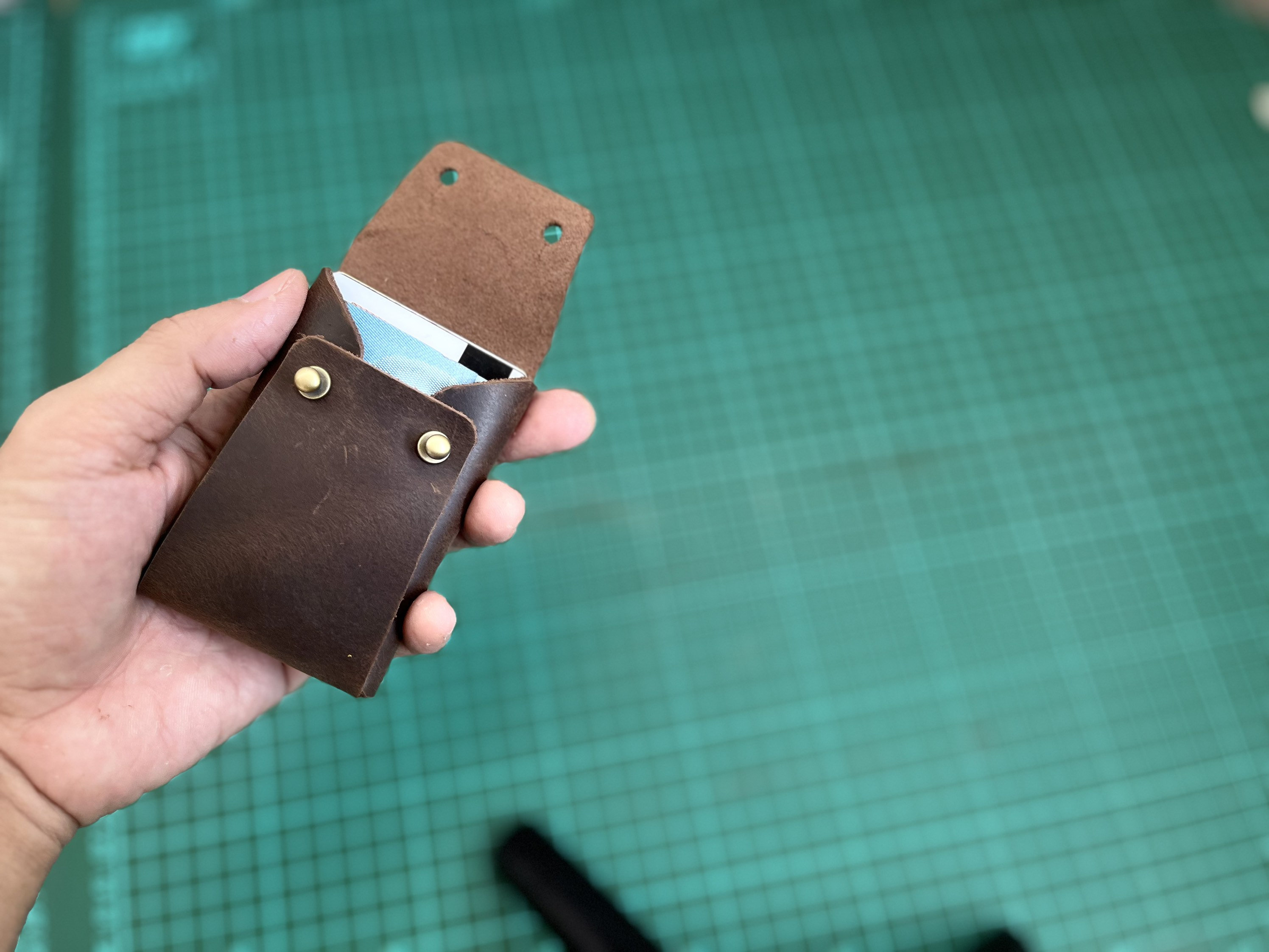 Card Holder STITCHLESS | Mini Wallet (tutorial & Pattern) - Etsy