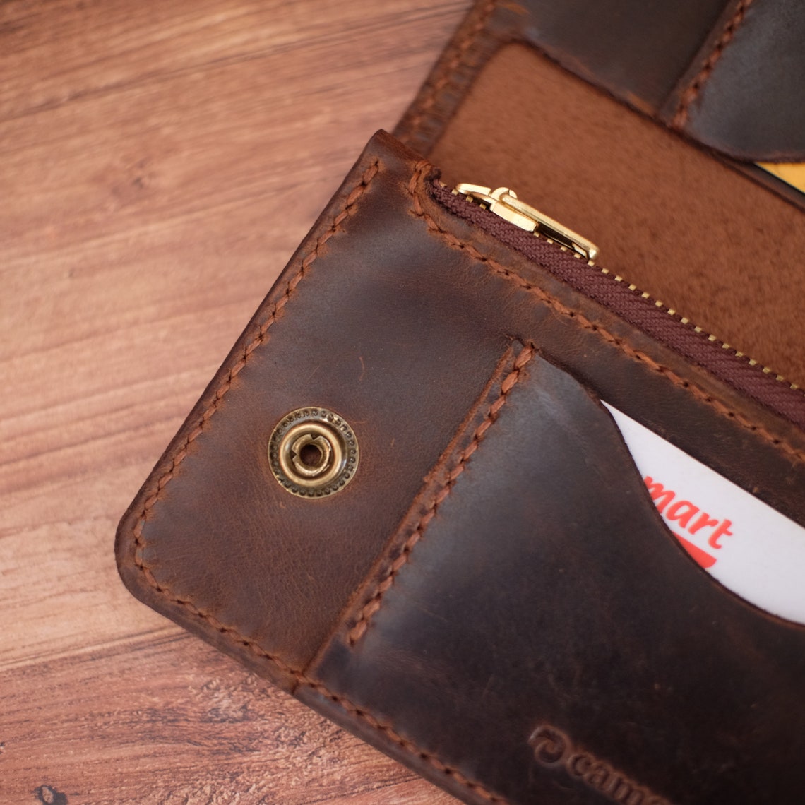 PATTERN LEATHER TRUCKER Wallet I - Etsy