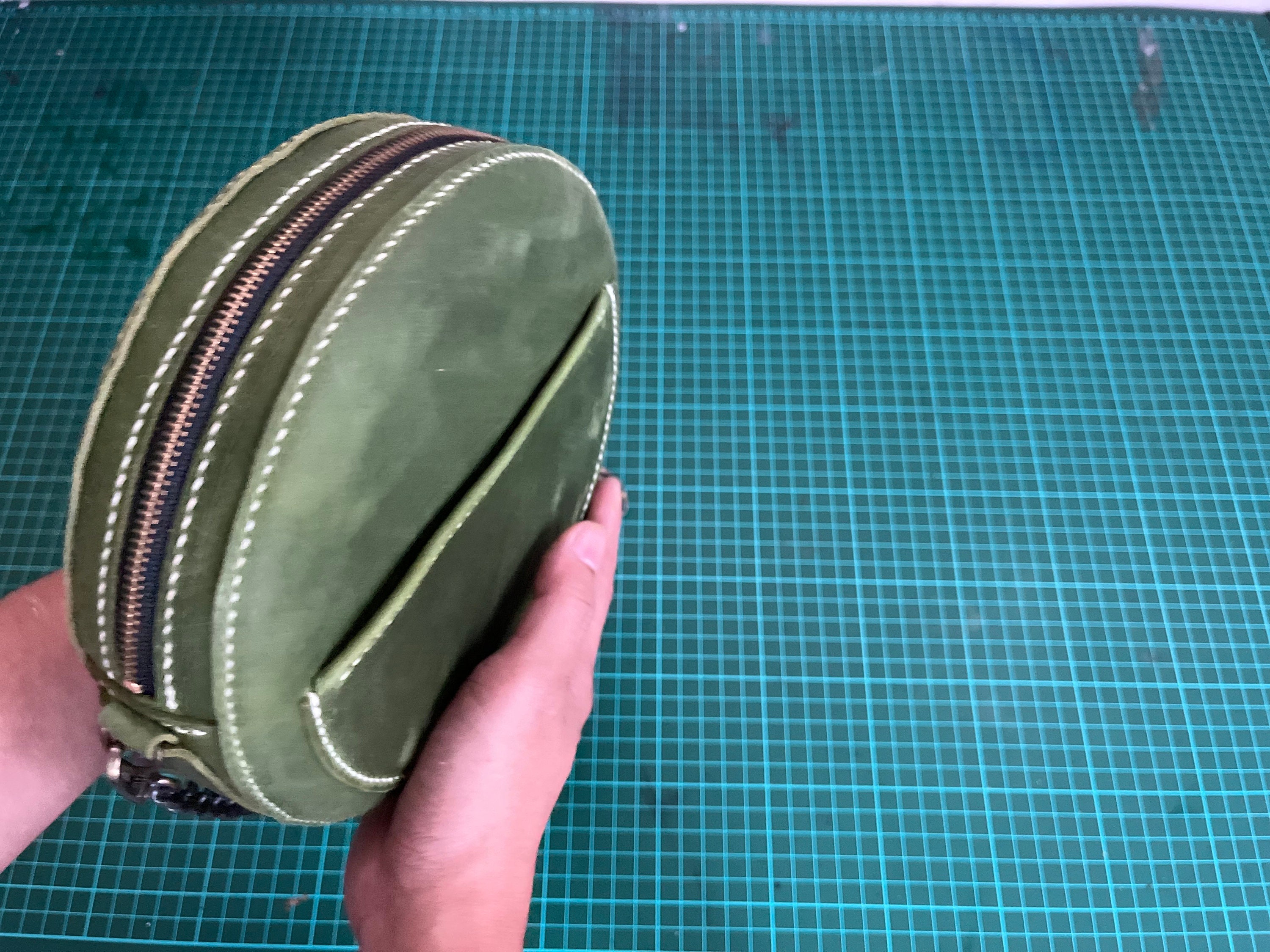 Circle Leather Bag Pattern - Etsy