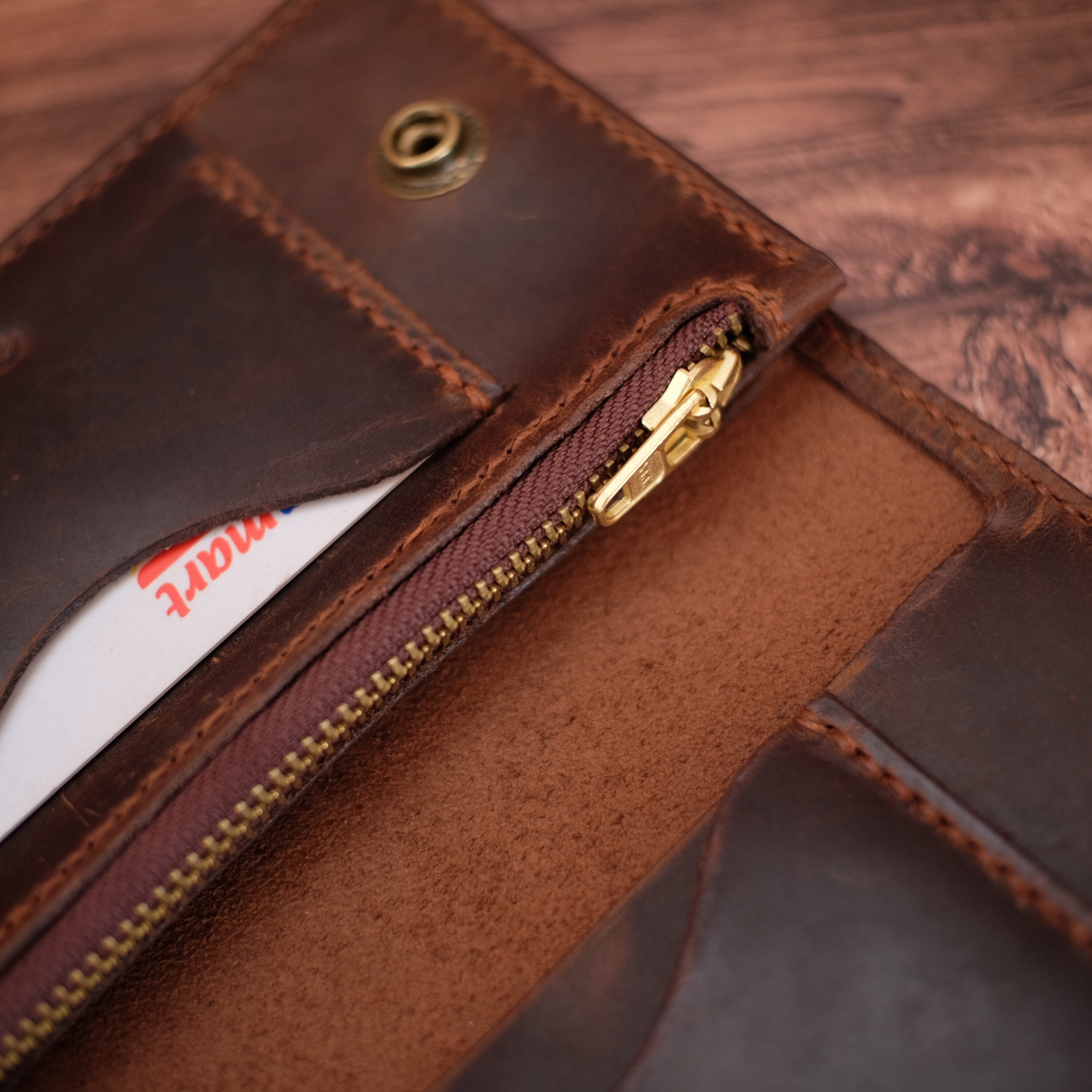 PATTERN LEATHER TRUCKER Wallet I - Etsy