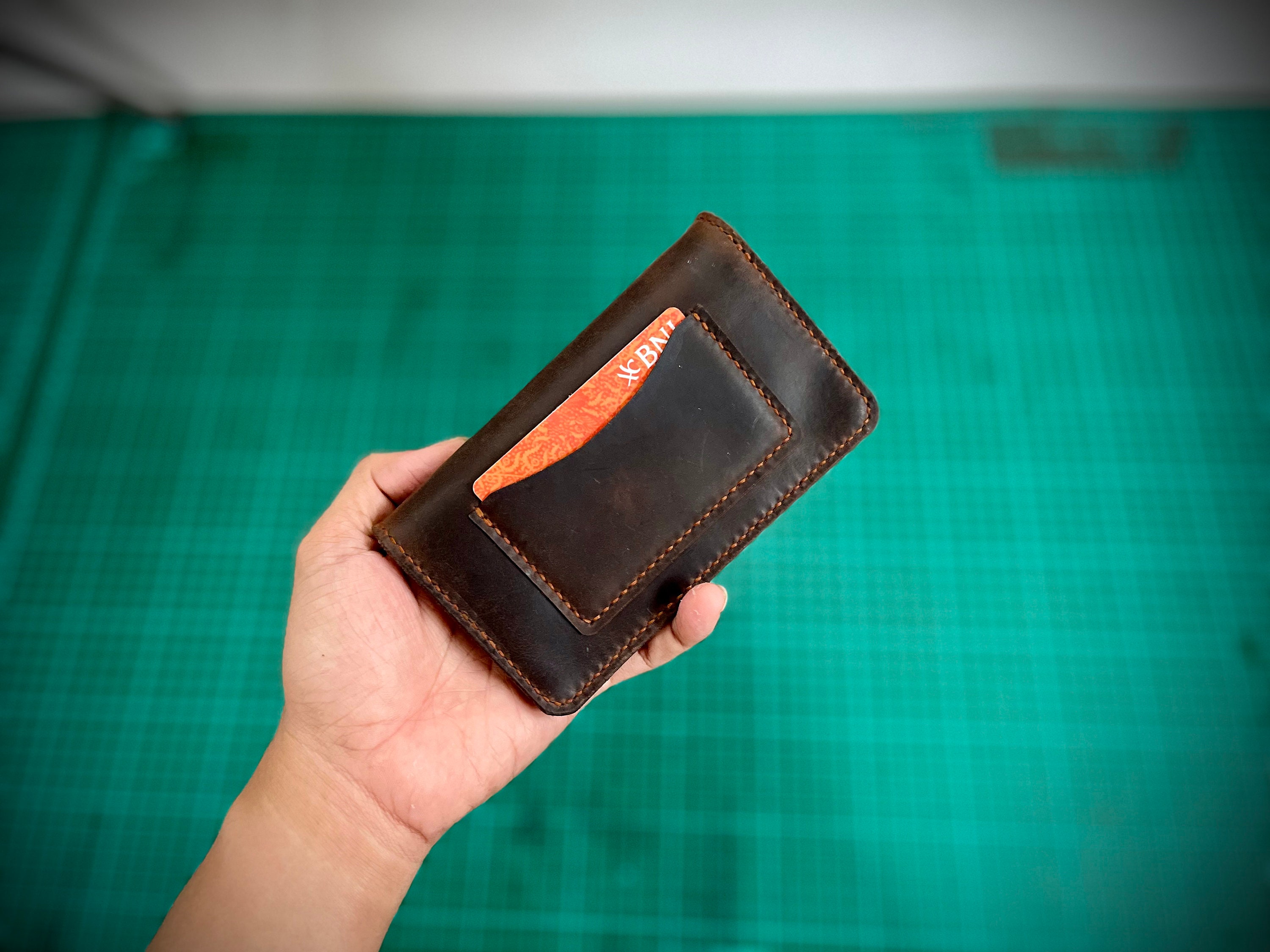 Minimalist Trucker Wallet (tutorial & Pattern) - Etsy