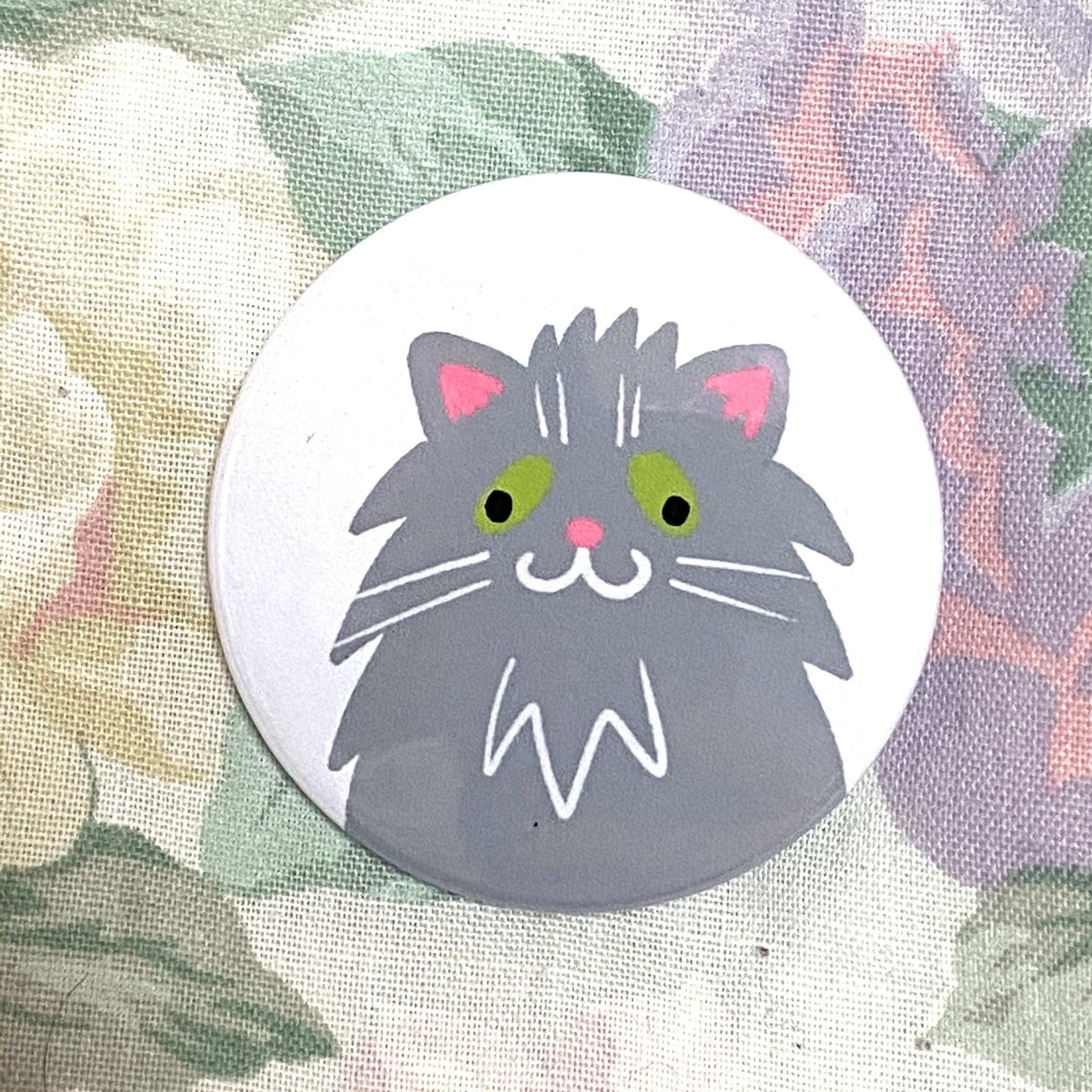 Silly Cats Badges - Etsy