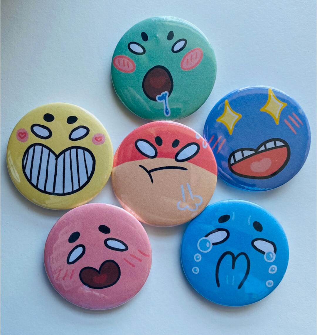 How Are You Feeling Button Badges - Etsy