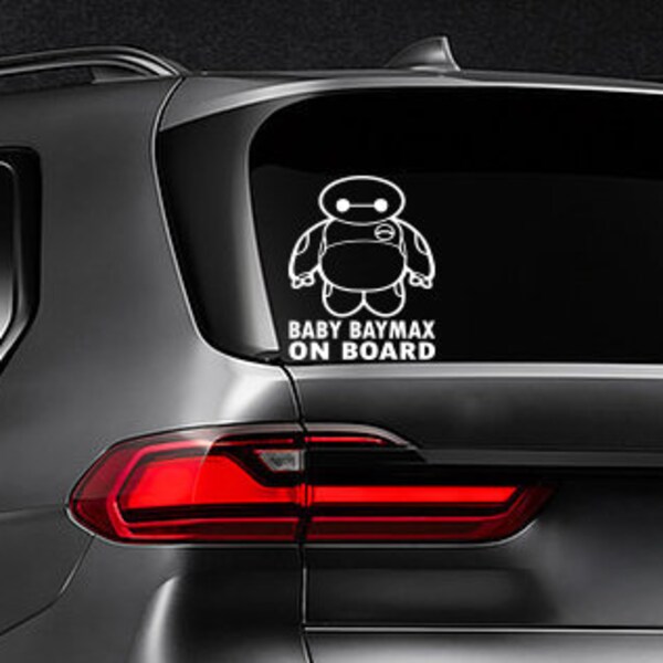 Baymax Car Decal - Etsy