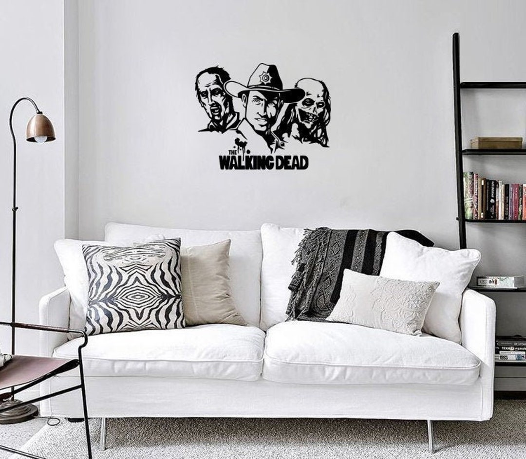 Walking Dead Wall Decal Walking Dead Wall Art - Etsy