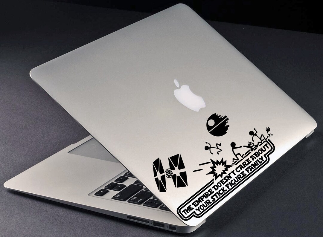 Star Wars Family MacBook Decal - Tie Fighter, Death Star - Etsy