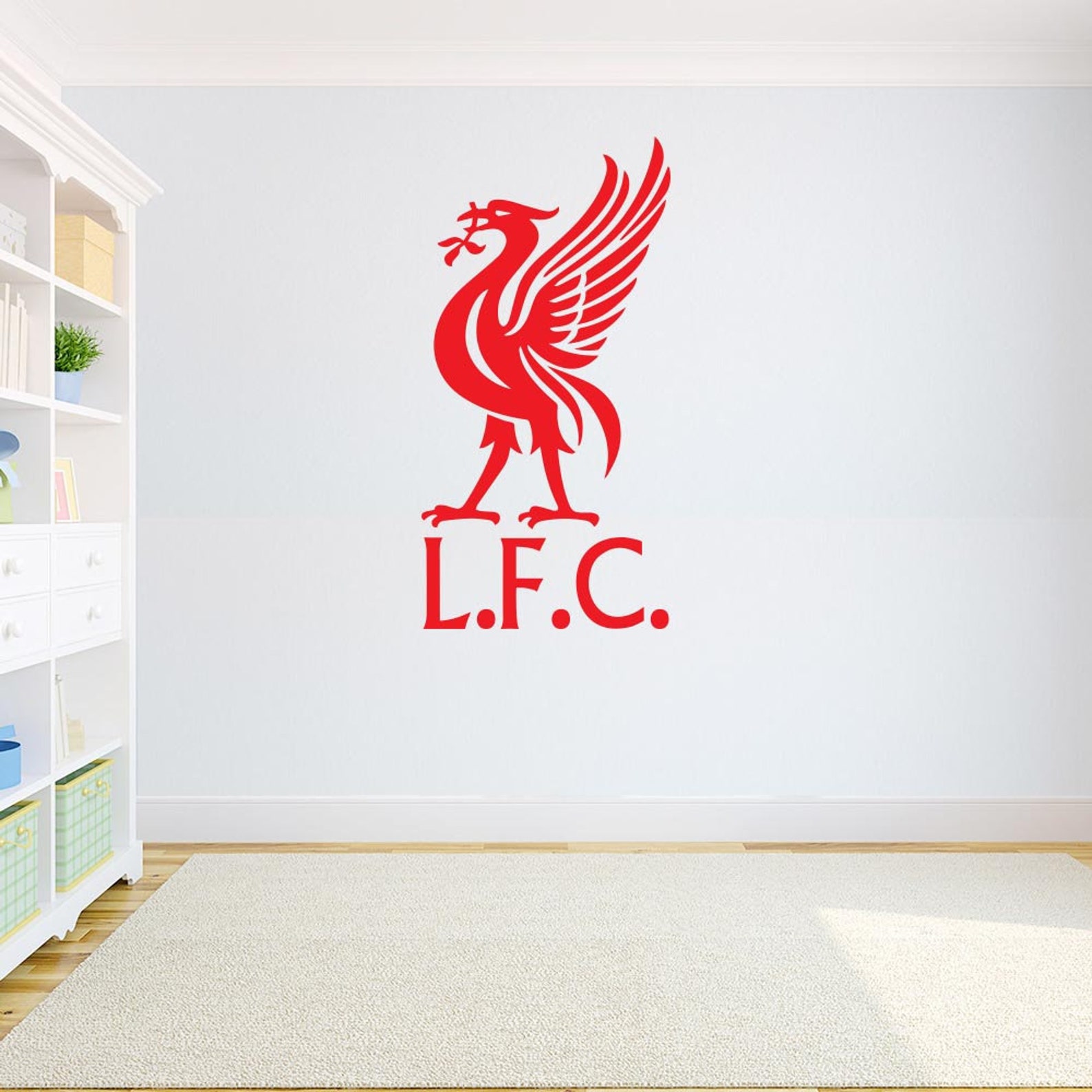 Liverpool Liverbird Wall Decal Liverpool Liverbird Sticker | Etsy
