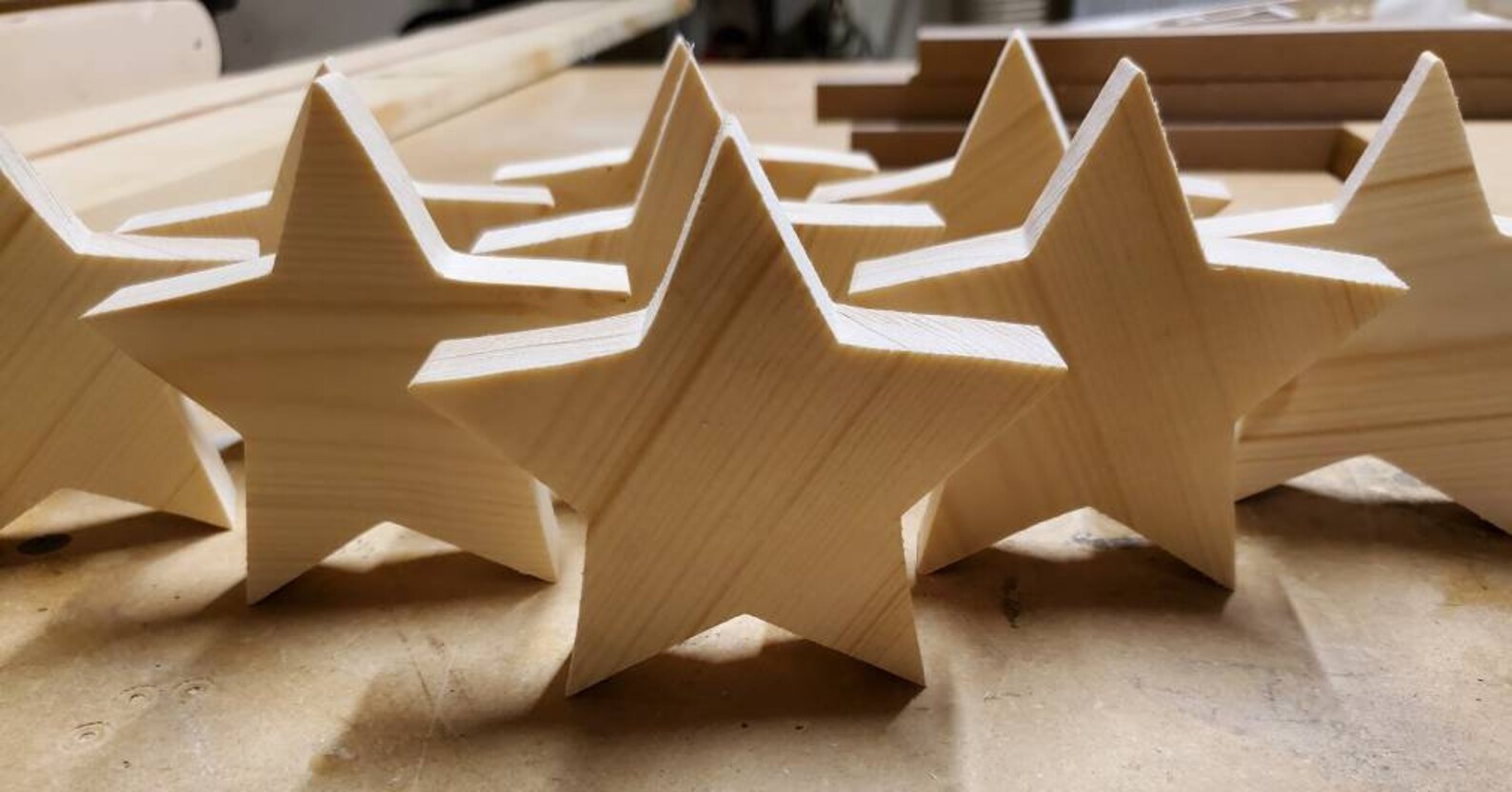 Wood Star. Wooden Shapes. Paint Ready Star Shapes. Star Shape. Wooden ...