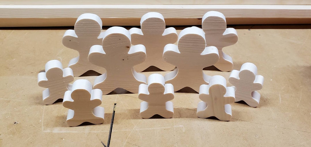 Wood Gingerbread Man. Gingerbread Man Shape. Christmas Decor. Farmhouse ...