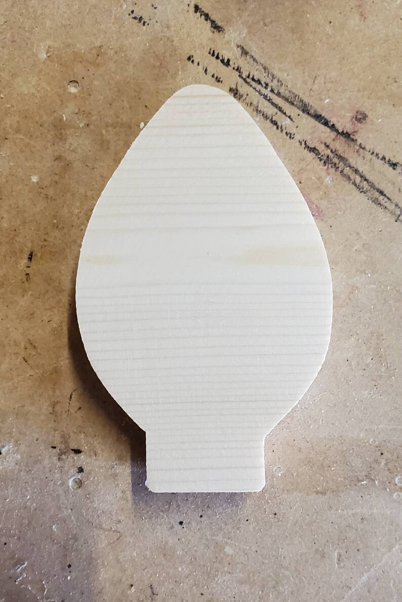 Wood Christmas Light Bulb. Light Bulb Shape. Christmas Decor. Farmhouse ...