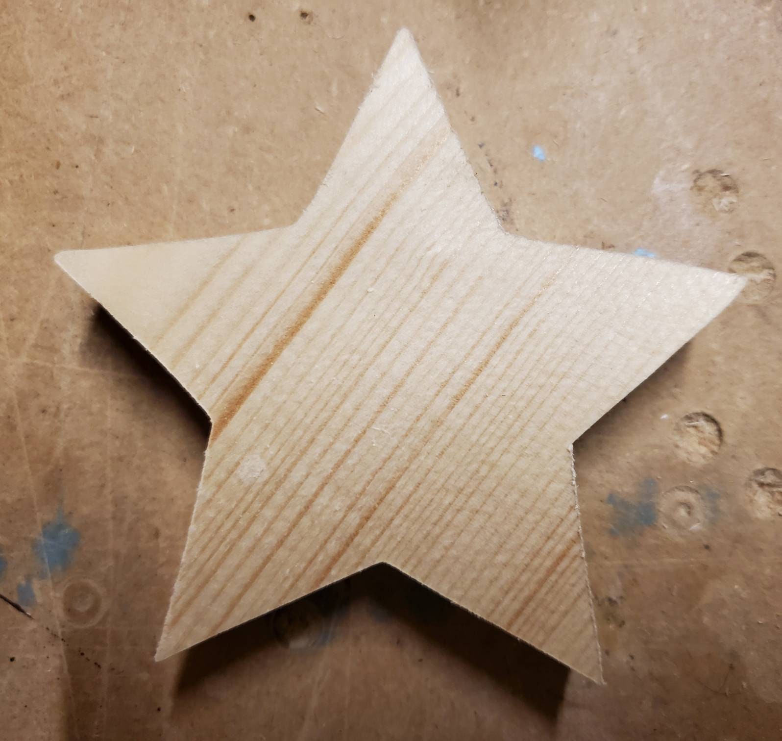 Wood Star. Wooden Shapes. Paint Ready Star Shapes. Star Shape. Wooden ...