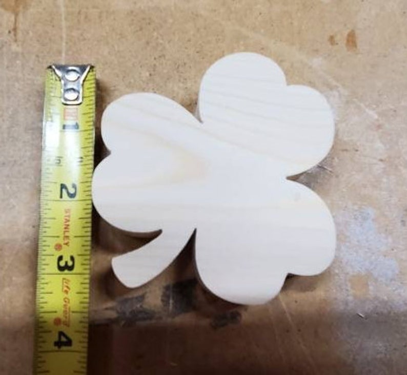 Wooden Shamrock. Shamrock Shape. Wooden Shapes. Wooden Craft Blanks. - Etsy