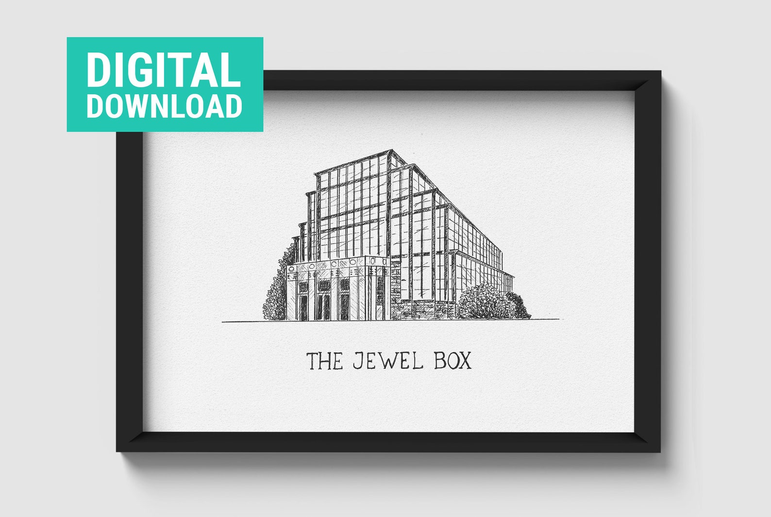 The Jewel Box - St Louis Forest Park - Digital Download Print - Etsy
