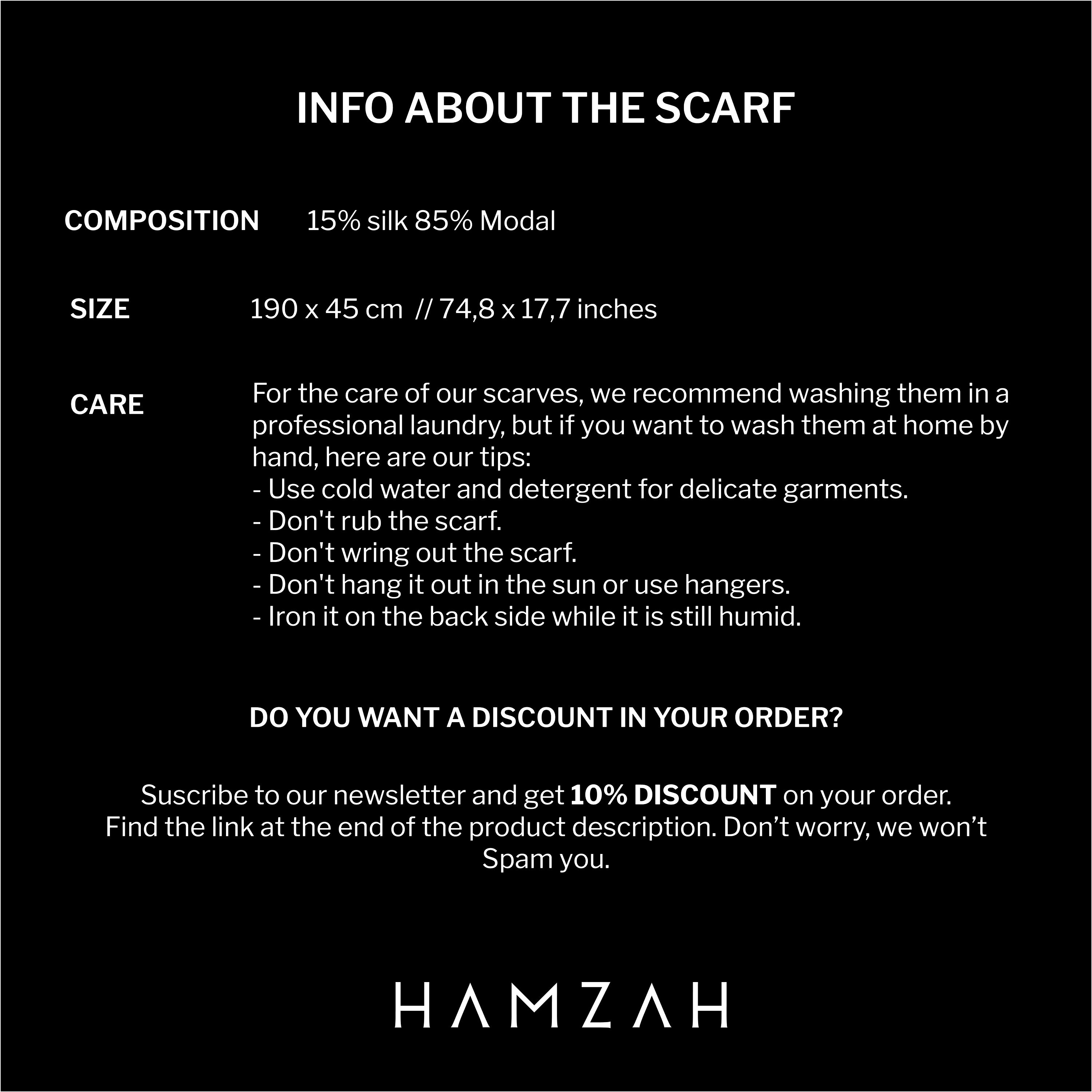 Black and Gold Scarf Featuring an Islamic Art Print Inspired by the ...