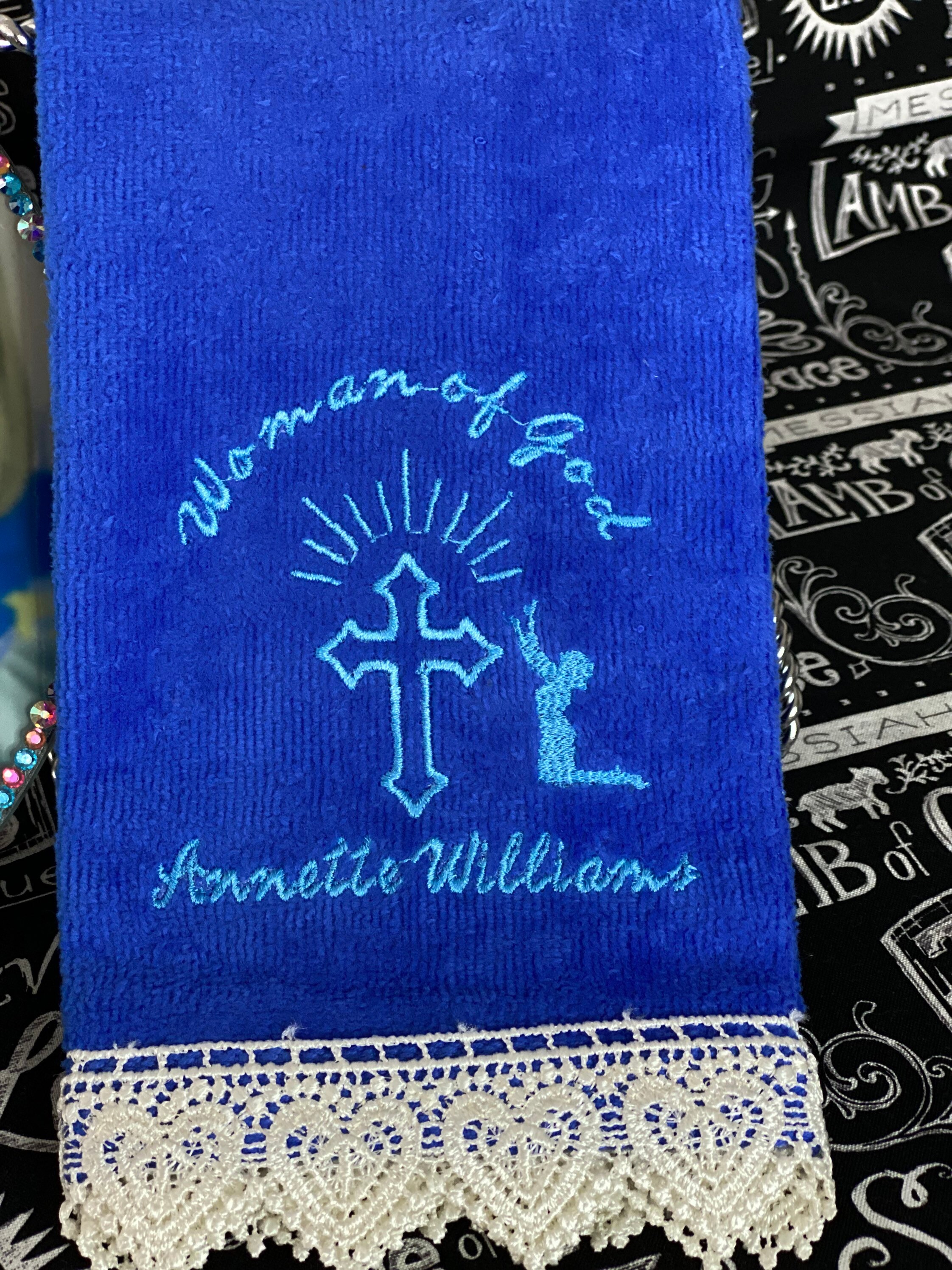 Embroidered Clergy Towels: Bow, Cross, Pastor Gift - Etsy