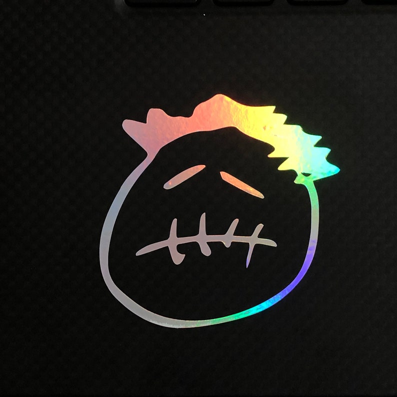 Travis Scott Cactus Jack Face Vinyl Decal Sticker Oil Slick | Etsy