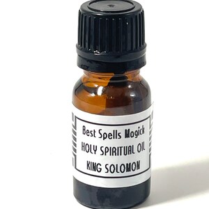 KING SOLOMON Blessed Bible Oil/ Prayer Spiritual Anointing Oil /with ...