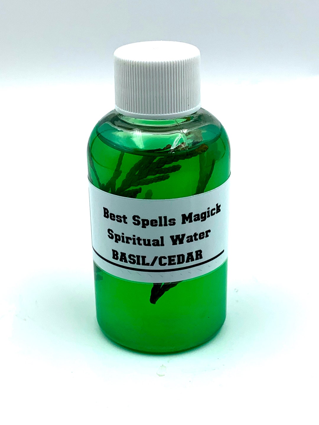BASIL & CEDAR Spiritual Ritual Water / Money Essence / Love Attraction ...