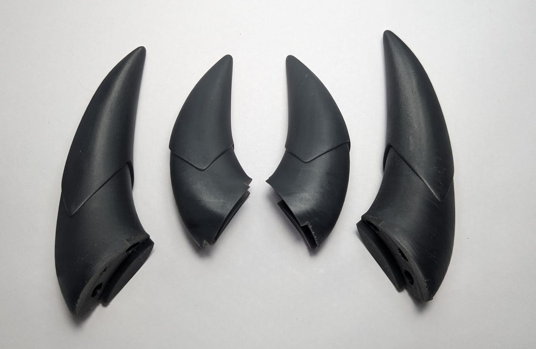 3d Printed Glitz and Glam Style Horns Demon Horns Fantasy LARP Cosplay ...