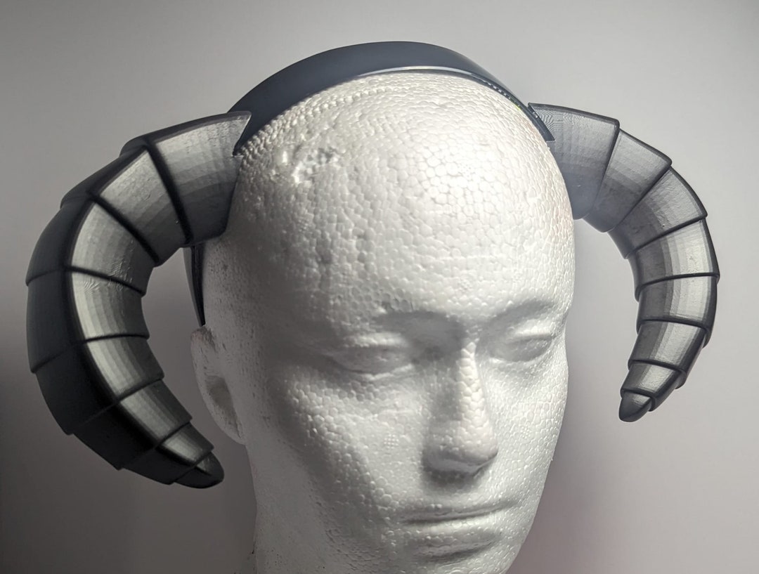 3d Printed Demon Horns LARP Cosplay Forward Facing Horns - Etsy